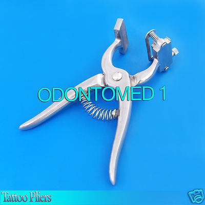 Tattoo Pliers Veterinary Instruments New Brand | eBay