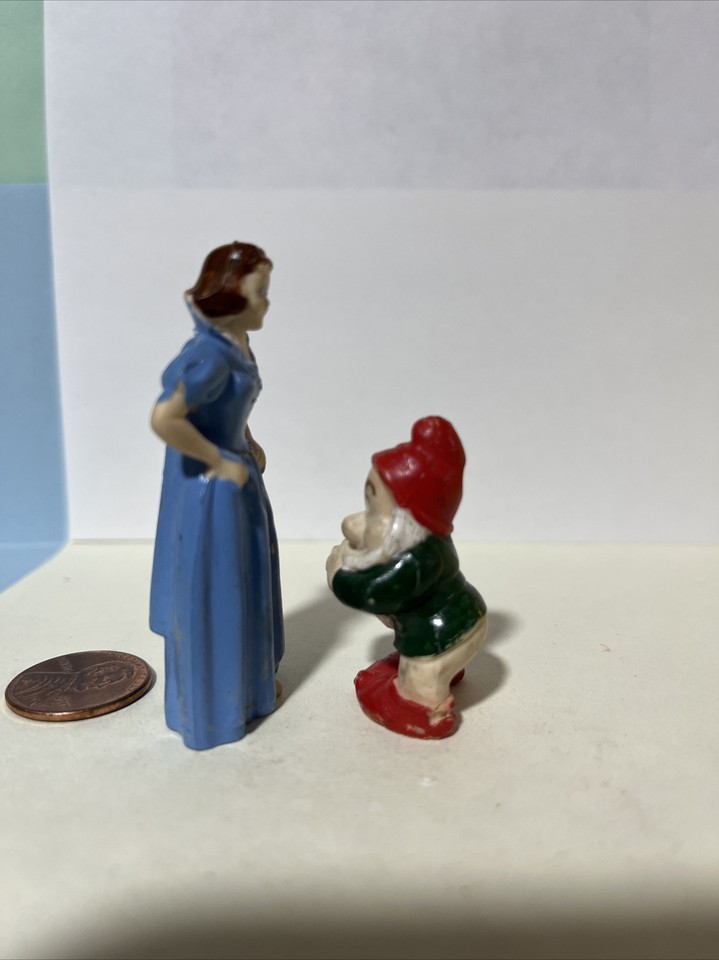 Marx plastic figures Disney Snow White & 7 dwarfs characters Germany ...