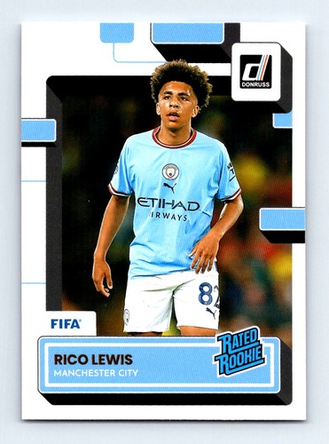 #179 2022 Donruss Rated Rookie [ Rico Lewis RC Manchester City | eBay
