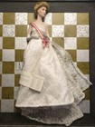 Franklin Mint-PRINCESS GRACE Heirloom Portrait Porcelain Doll W Stand ...