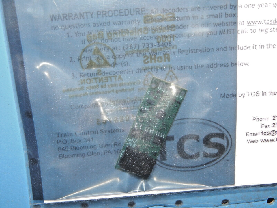 TCS #1343 LL8 Decoder for Proto-2000 locomotives NEW | eBay