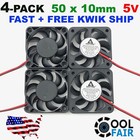 5V 50mm Cooling Computer Fan 5010 50x50x10mm DC 3D Printer 2-Pin US ...