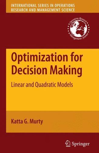International Series in Operations Research and Management Science Ser.: Optimization for ...
