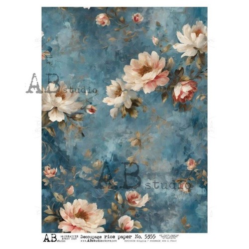 AB Studio, Rice Paper, Decoupage, Mixed Media, Arts, Crafts, A4, 8.27 x ...