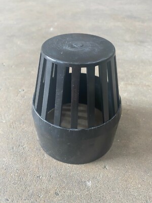 110mm Push-Fit Soil Pipe Balloon Grating - Black | eBay