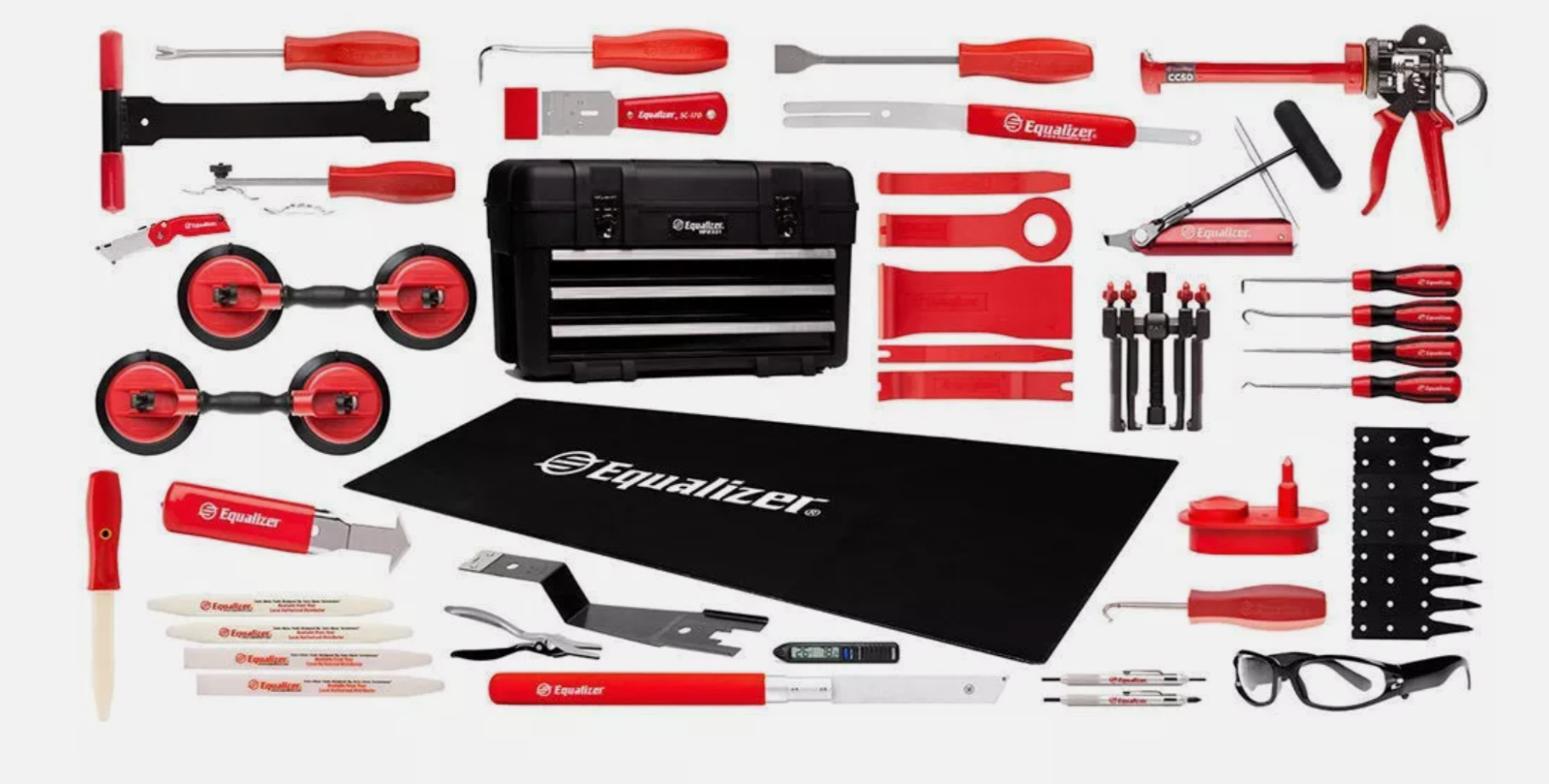 Equalizer Auto Glass Windshield Removal Stater kit, Basic auto Glass ...