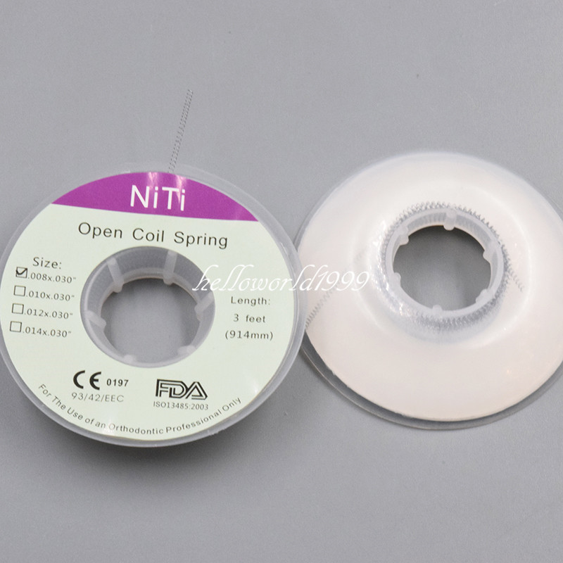 1 Roll Dental Ortho Niti Open Coil Spring 3 Feet Dia.008/010/012/014 ...