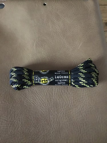 Dr Martens Original Boot Laces 140cm Black & Yellow 1 Pair | eBay