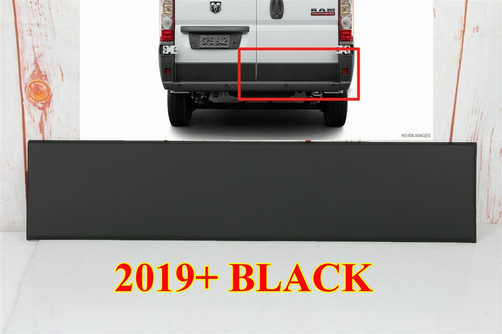 FOR DODGE RAM PROMASTER 2019-2025 PASSENGER RH REAR BACK DOOR TRIM ...