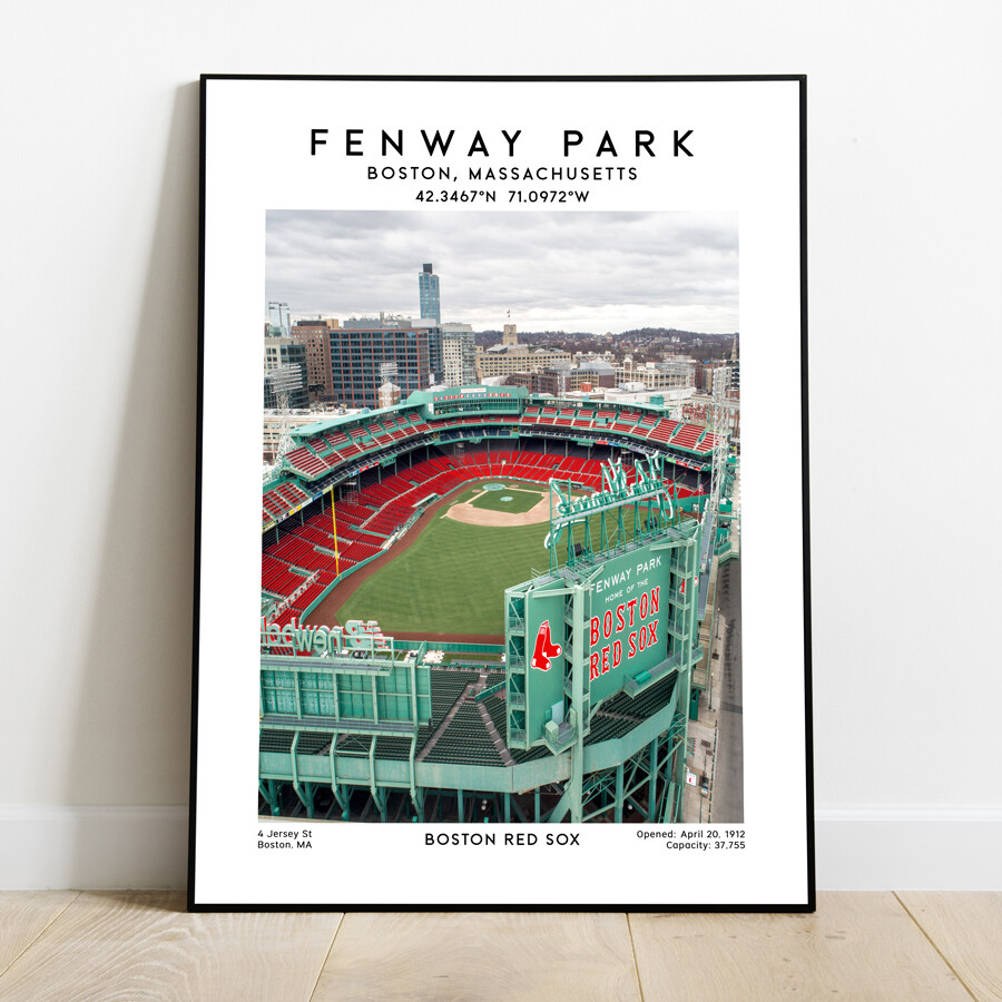 Fenway Park Poster Fenway Park Entrance Door Poster (w/Ted Williams)