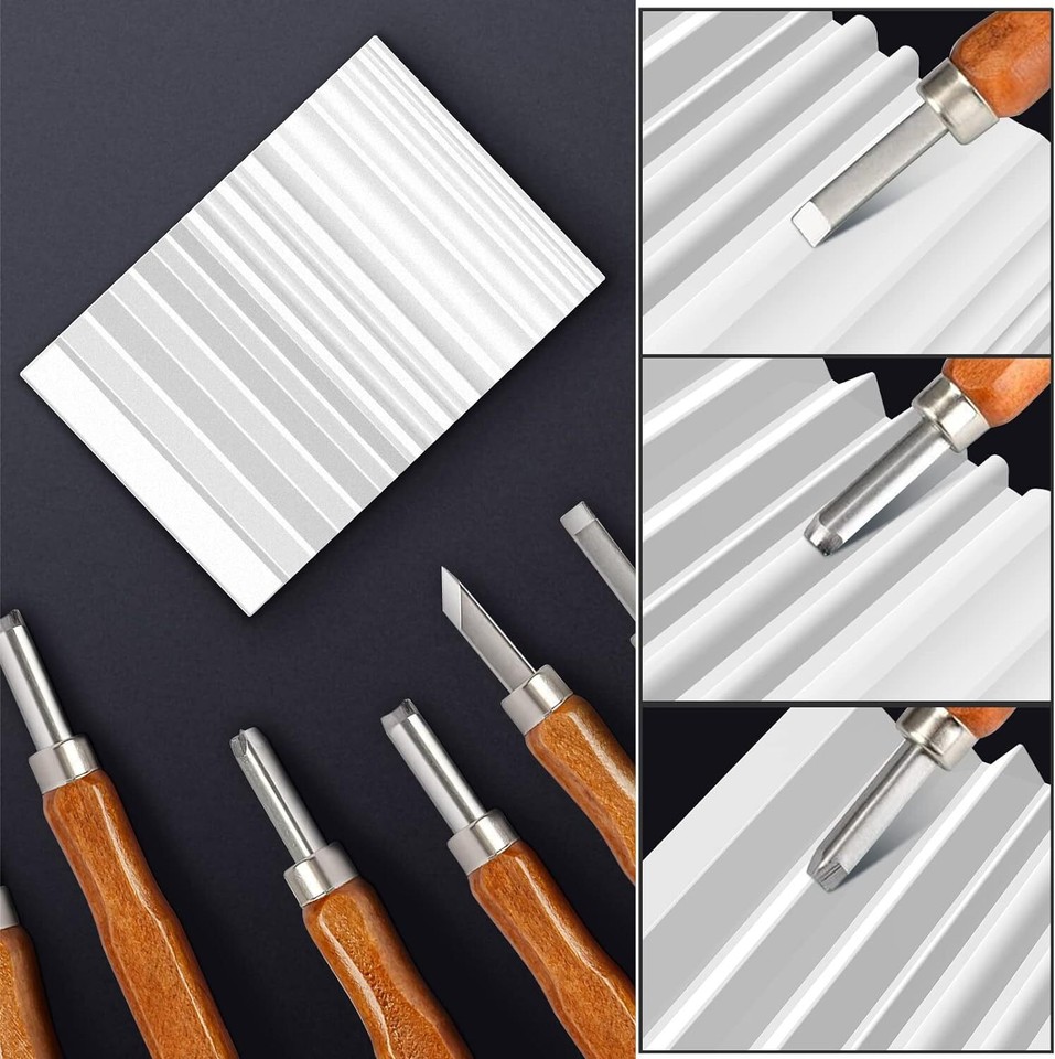 Wood Carving Sharpener Grooves Sharpening Stone Chisels Gouges Carving ...