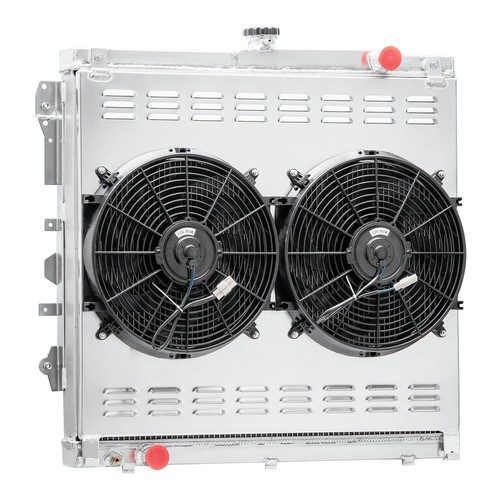 4 Row Aluminum Radiator Shroud+Fan For 2007-2014 08 Toyota Tundra 4.0L ...