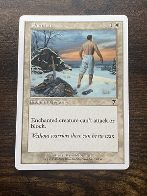 Pacifism Seventh 7th Edition 29/350 MTG Magic The Gathering D8894* | eBay