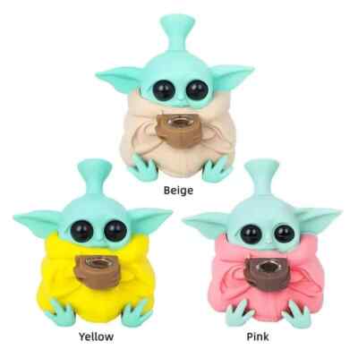 Baby Yoda Bong – Star Wars Grogu Silicone Water Pipe | eBay