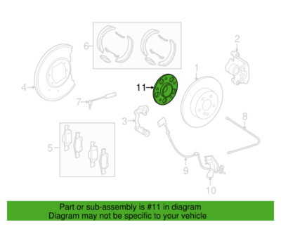 Mercedes Benz E400 E550 14-17 E63 AMG 2010-2011 Wheel Hub Rear OE ...