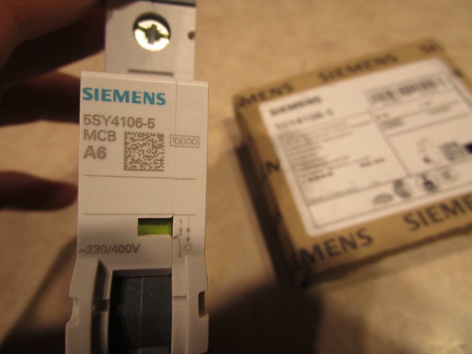 SIEMENS 5SY4106-5MCB CIRCUIT BREAKER, R0033 | eBay