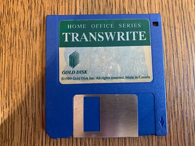 TRANSWRITE PROGRAM AMIGA COMPUTER 3.5" INCH FLOPPY(S) TESTED EXCELLENT ...