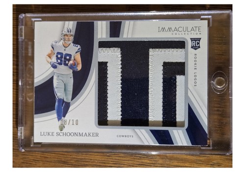2023 Panini Immaculate Luke Schoonmaker RC /10 Rookie Logos Jersey SSP ...