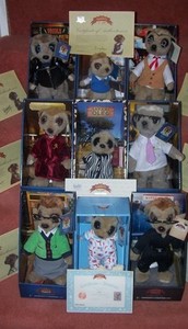 MEERKAT TOYS FULL SET OF ORIGINAL 9 + IMMEERGRATION PAPERS | eBay