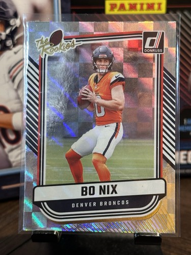 Bo Nix 2024 NFL Donruss Football The Rookies Football Card Broncos #TR ...