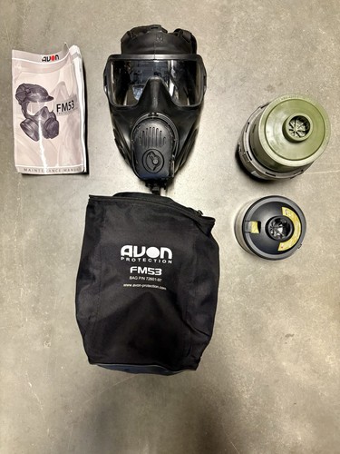 Avon FM-53 Gas Mask Dual Port | eBay
