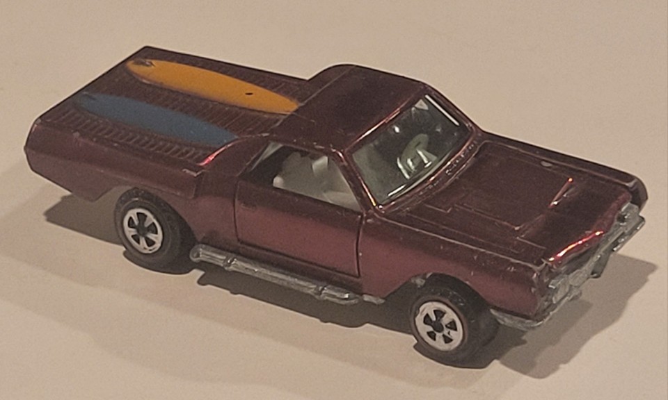 Vintage 1969 Johnny Lighting Topper Redline Red Custom EL Camino Open ...