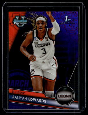 Aaliyah Edwards 2023-24 Bowman U Chrome Purple Mini-Diamond Card /399 ...