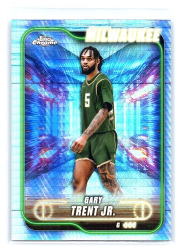 2025 Topps Chrome Basketball Gary Trent Jr. Prism Refractor | eBay.de