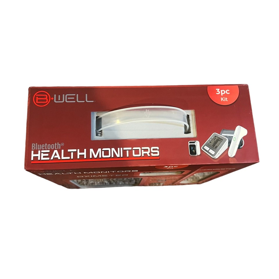 BWell Smart Health Monitors Set – Pressure Monitor, Pulse Oximeter ...