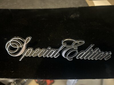 Vintage 1970s Chrysler Dodge Special Edition Script Car Emblem SB6 | eBay