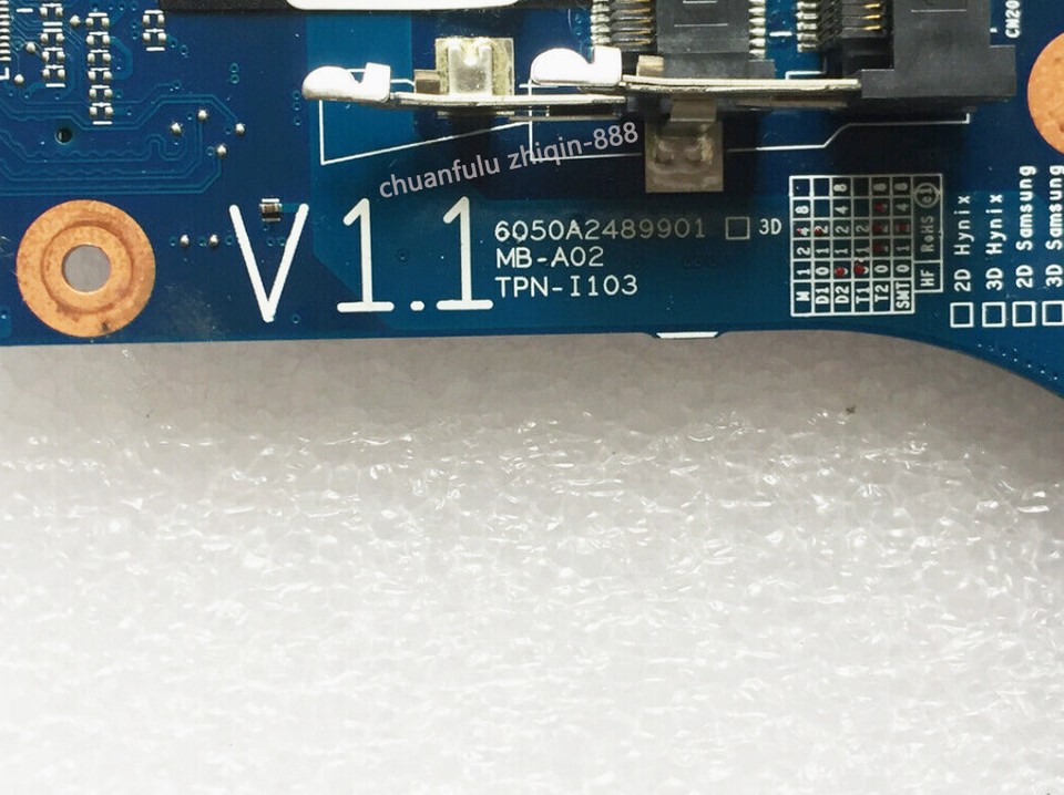 689998-001 For HP Envy 17-3200 2D Laptop Motherboard 7850M/1G DDR3 ...