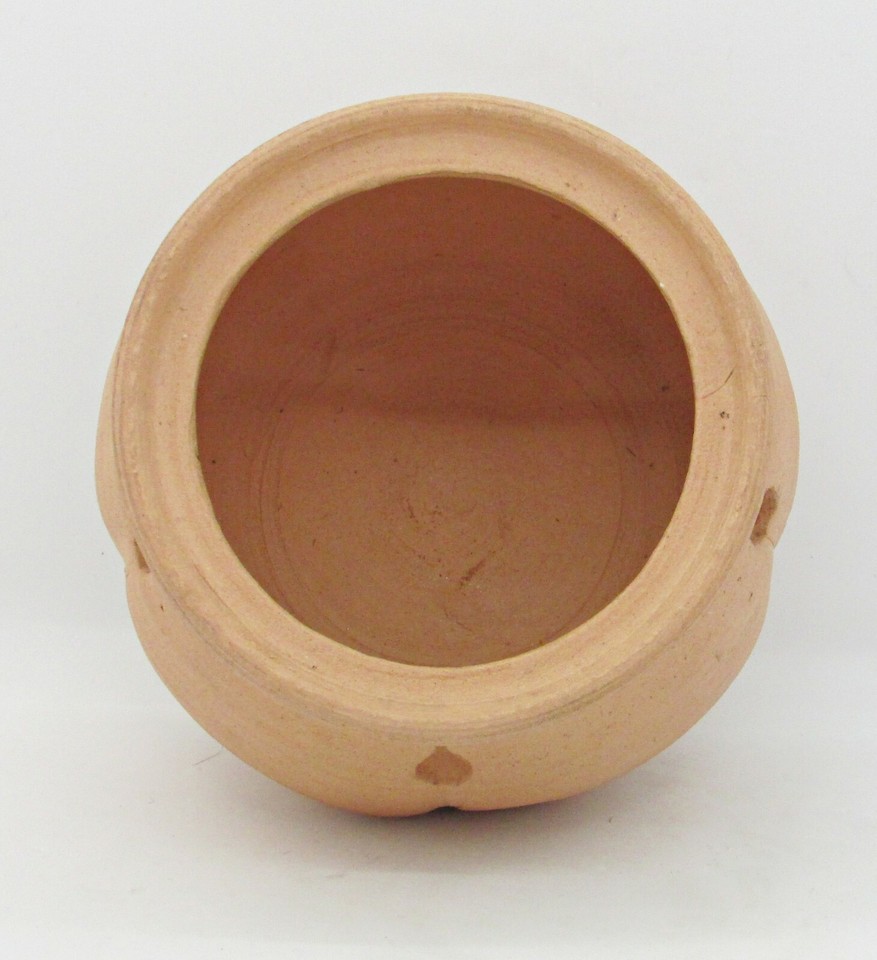 David Stannard Terra Cotta Bowl w/ Inset Lid & Divided Handle - Body ...