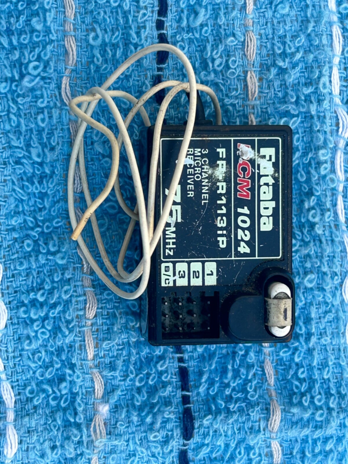 Futaba 75 Meg RC PCM 1024 FP-R113iP 3 channel micro Receiver | eBay