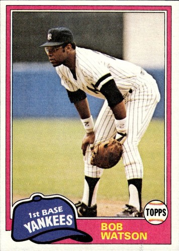 1981 Topps Bob Watson New York Yankees #690 | eBay