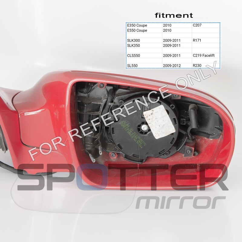 Passenger Right RH Mirror Glass for 2009-2011 Mercedes SLK300 CLS550 ...