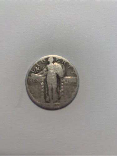 1917-D Type 2 Standing Liberty Quarter 25 Cent Silver 24.3mm Coin, FREE ...