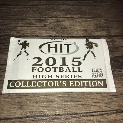 2015 Sage Hit Football High Series -4 Card Pack-Factory Sealed | eBay