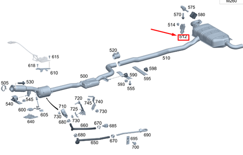 MERCEDES-BENZ GLA H247 AMG Rear Right Exhaust Actuator A2229067403 NO🇺🇸 ...