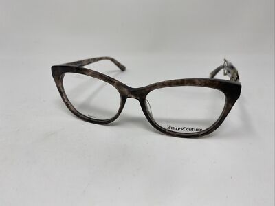 JUICY COUTURE JU 189 01K BROWN CRYSTAL MARBLE 53/17/135 FLEX HINGE &E72 ...