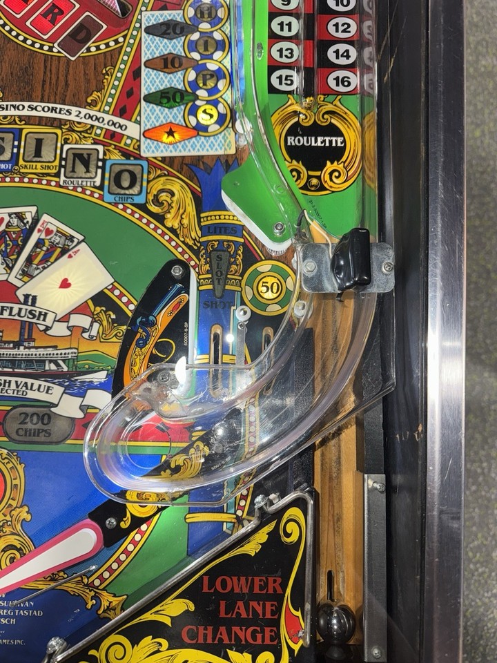 Riverboat Gambler Pinball Williams 1990 LEDS Orange County Pinballs ...