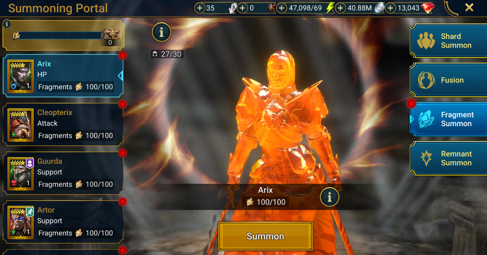 Raid Shadow Legends | Starter Hephraak + Shards: 141 Ancient, 30 Void,4 ...