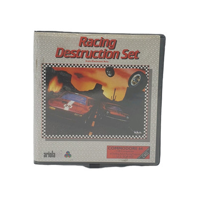 Racing Destruction Set (Ariola 1986) Commodore C64 (2 Tapes Box ...