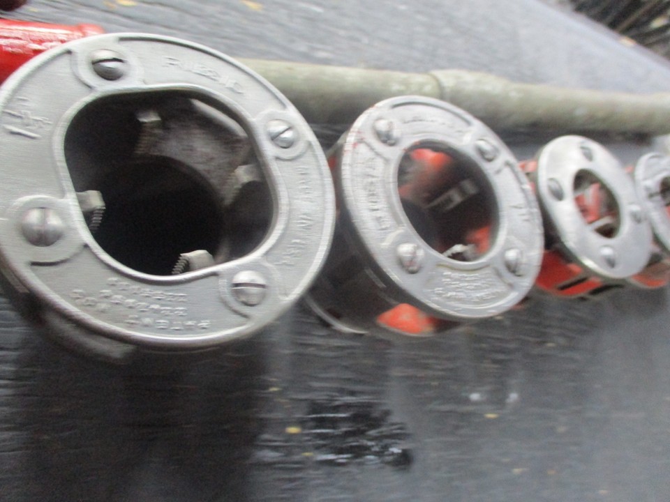 RIDGID 11R THREADER SET 1/4 - 1 1/4" w/RATCHET | eBay