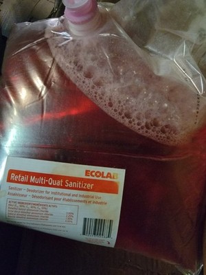 ECOLAB Retail Multi-Quat Sanitizer 1110352 2-2Gallons Bagged. | eBay