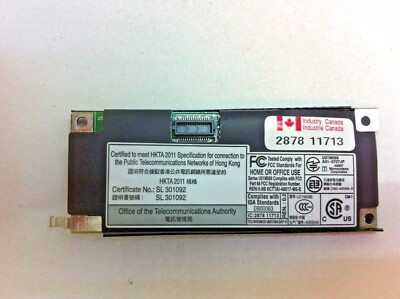 Apple PowerBook G4 A1025 A1010 56K Dial Up Modem Card W/ Case U01M088 ...