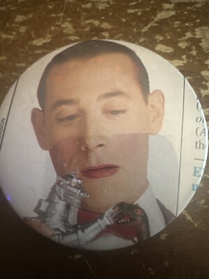 Per Wee Herman Pin With Robot | eBay