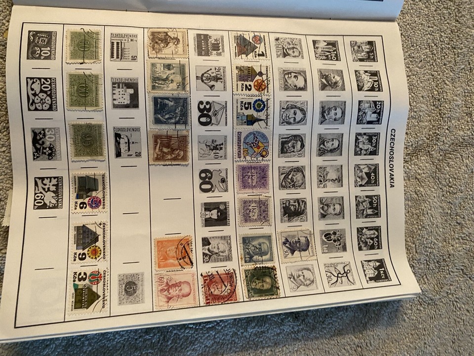 1970’s Stamp Collecting Book with Stamps | eBay