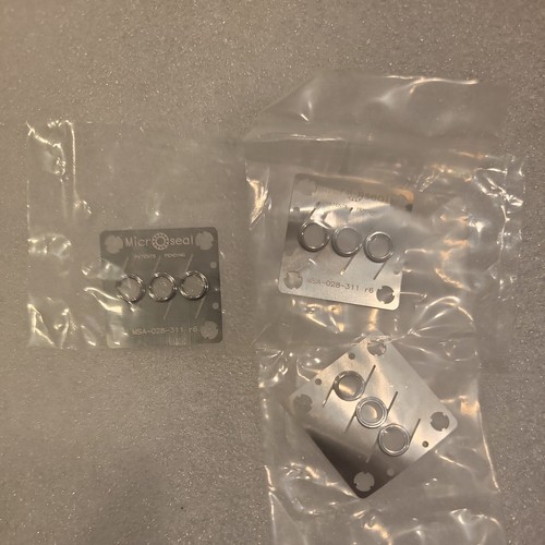Lot of 3, MICROFLEX MSA-028-311 r6 3 HOLES MICROSEAL ASSY MSA028311 | eBay