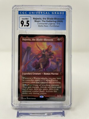 Najeela the Blade Blossom Foil CGC 9.5 Gem Mint Magic The Gathering ...