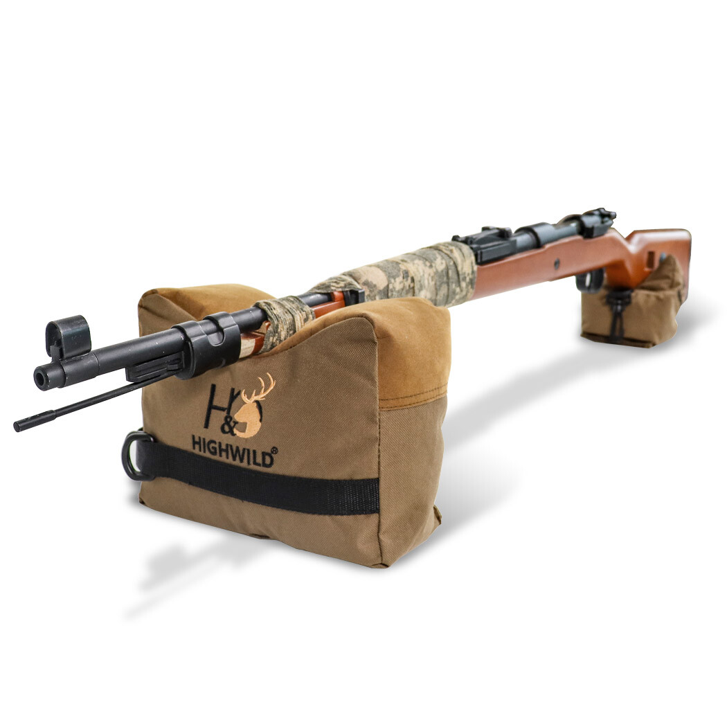 Highwild Shooting Gun Rest Stand Bench Bag - Front & Rear for Hunting ...